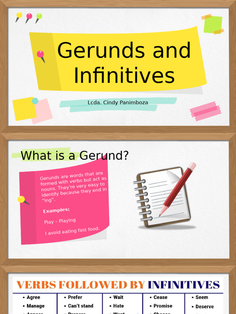 Gerunds and Infinitives Verbs-6811732627704 | PDF
