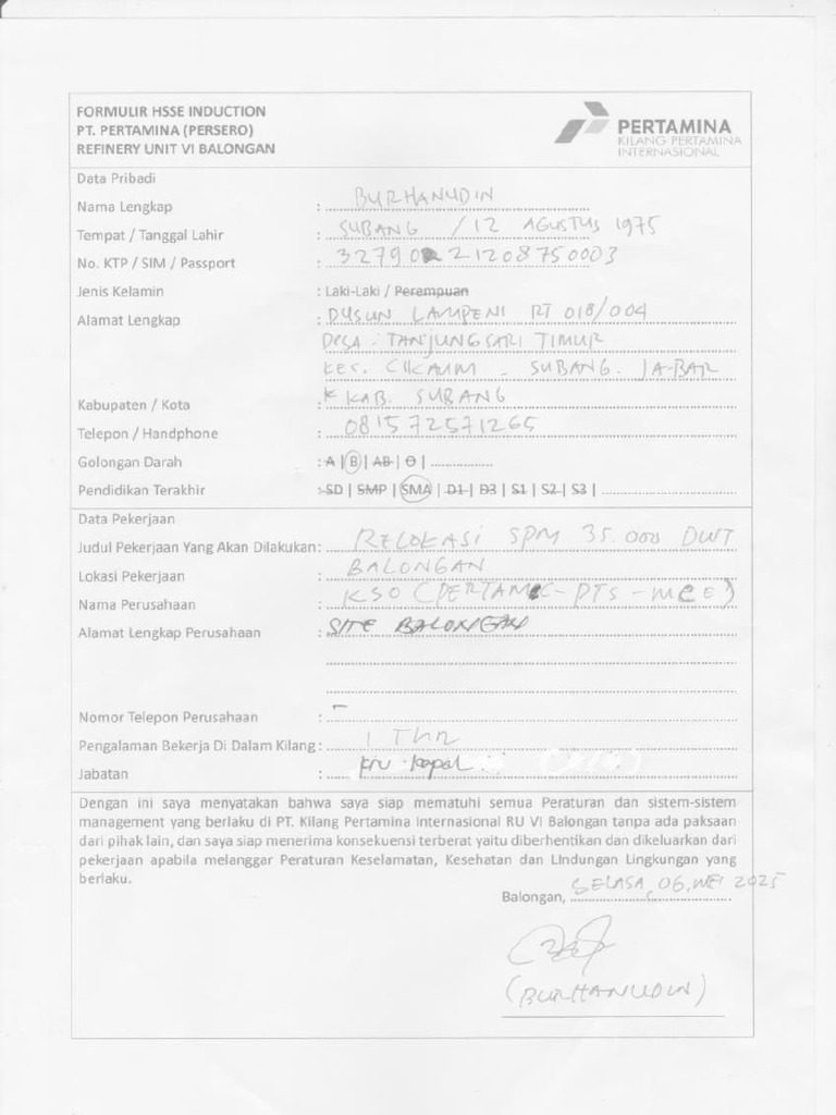 Deklarasi, Pre, Post Absen 8-9 | PDF