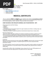 Fake Medical Report | PDF