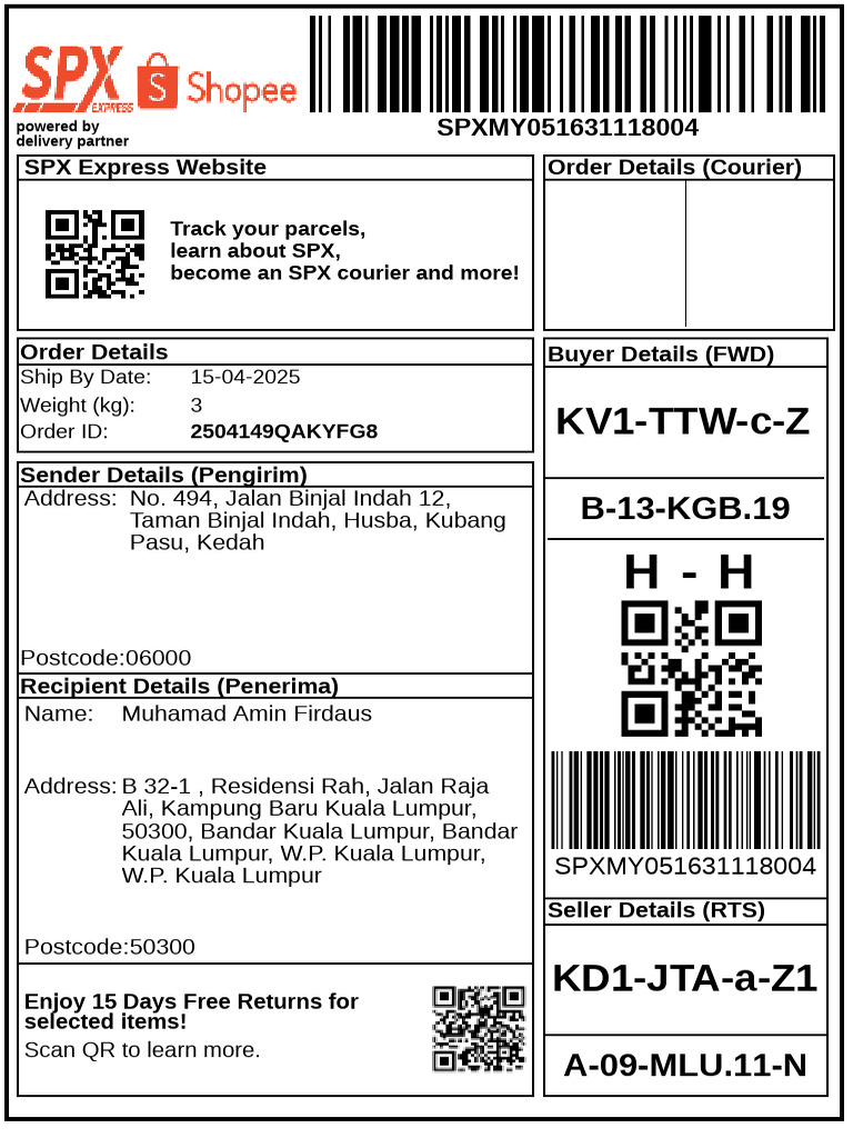 Air Waybill - Doorstep Delivery-1 | PDF