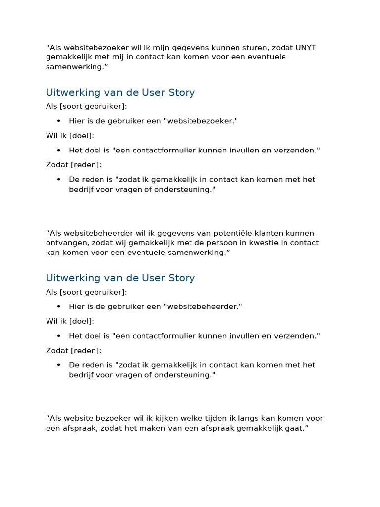 User Stories | PDF