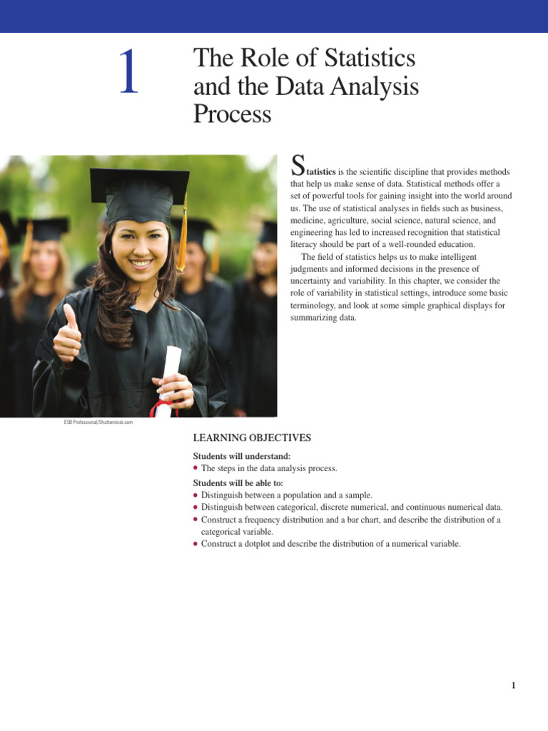 ISDA Chapter One | PDF | Statistics | Data Analysis