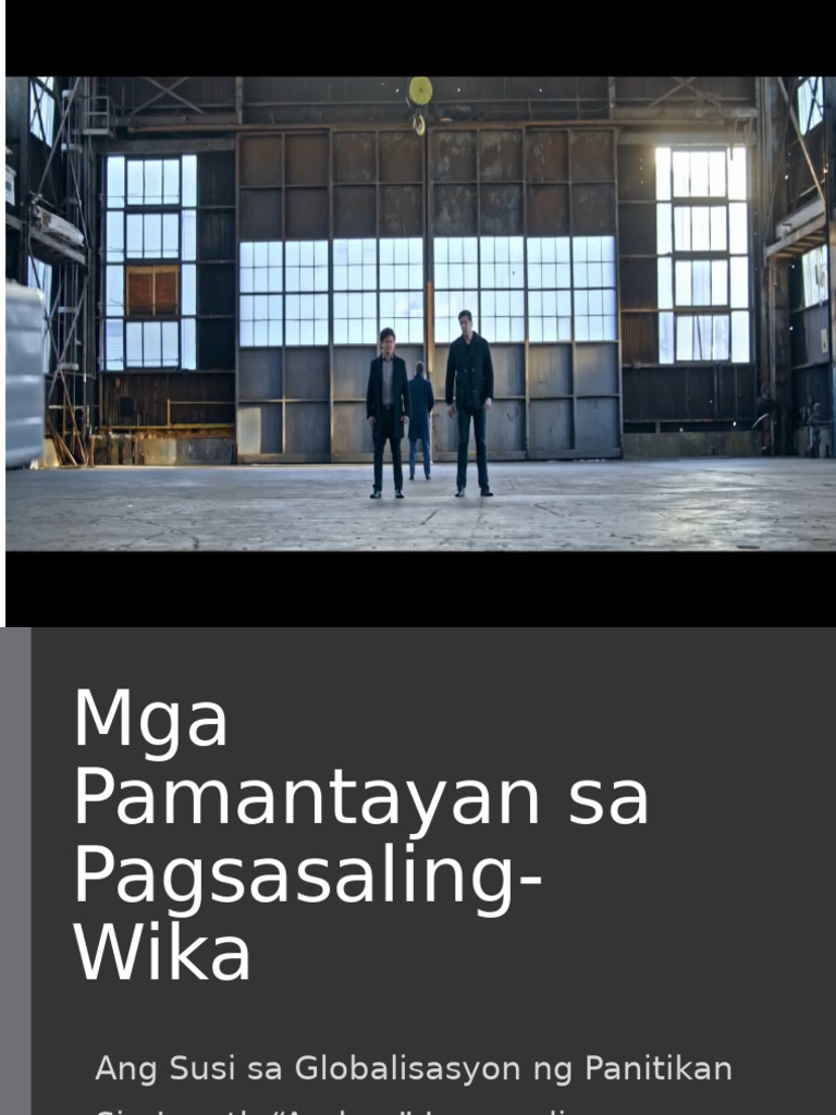 Pagsasaling Wika Presentation | PDF