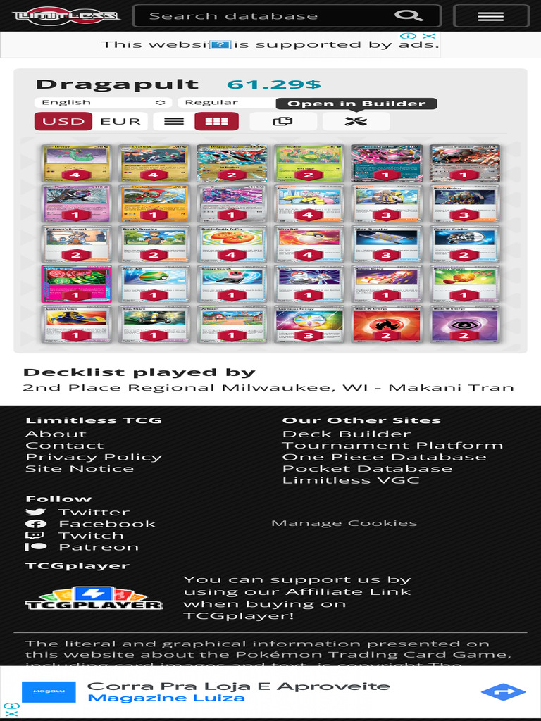 Dragapult by Makani Tran - Limitless | PDF