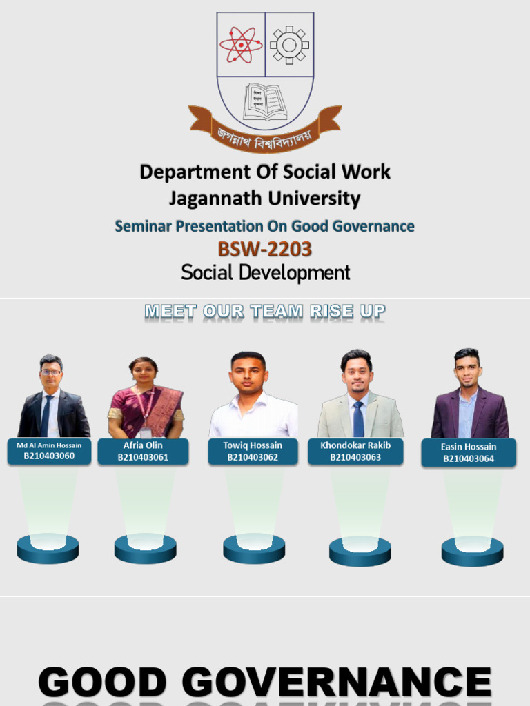 Good Governance in Bangladesh: Key Issues | PDF | Governance | Good ...