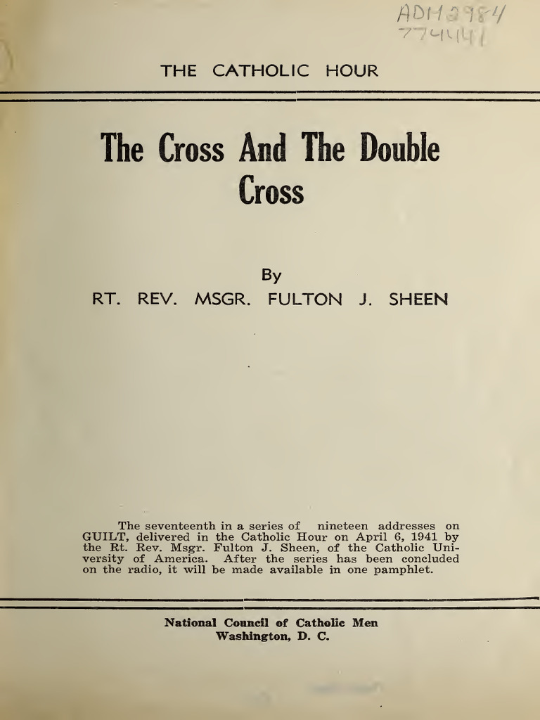 The Cross vs. The Double Cross | PDF | Jesus | Sacrifice