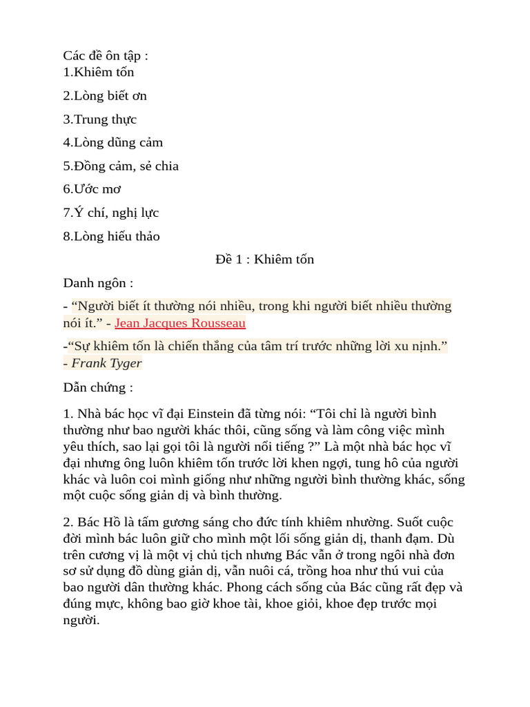 Ôn Thi CHK2 Văn 7 | PDF