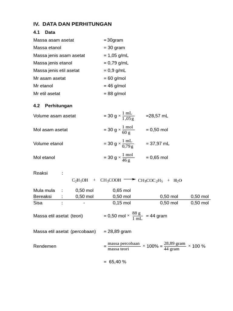 Bundelan Objek 1 Data Dan Perhitungan | PDF