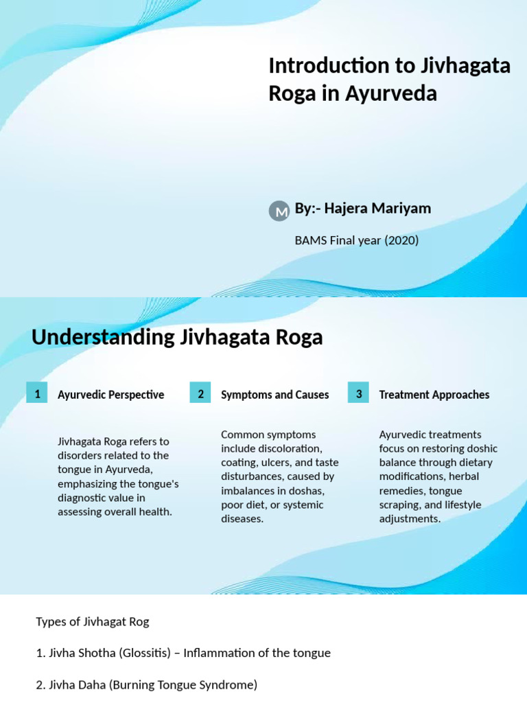 Jivhagata Roga in Ayurved | PDF | Ayurveda | Health Care