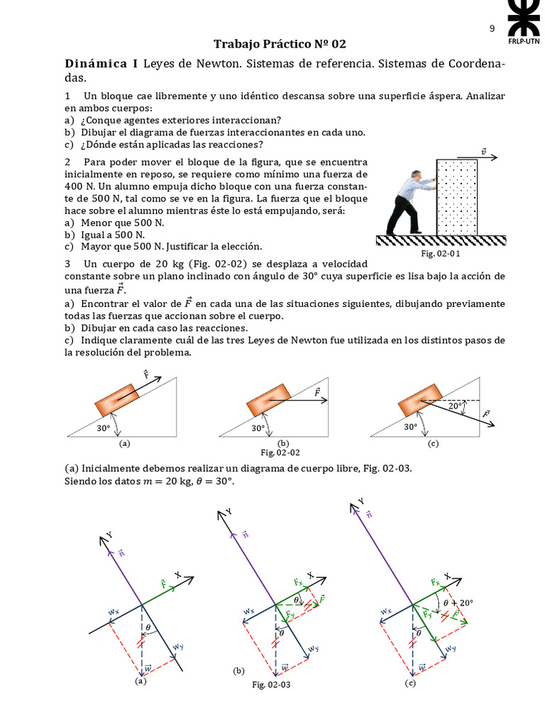 tp2 | PDF | Fricción | Fuerza