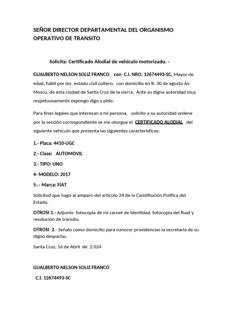 Alodial Nelson Soliz | PDF