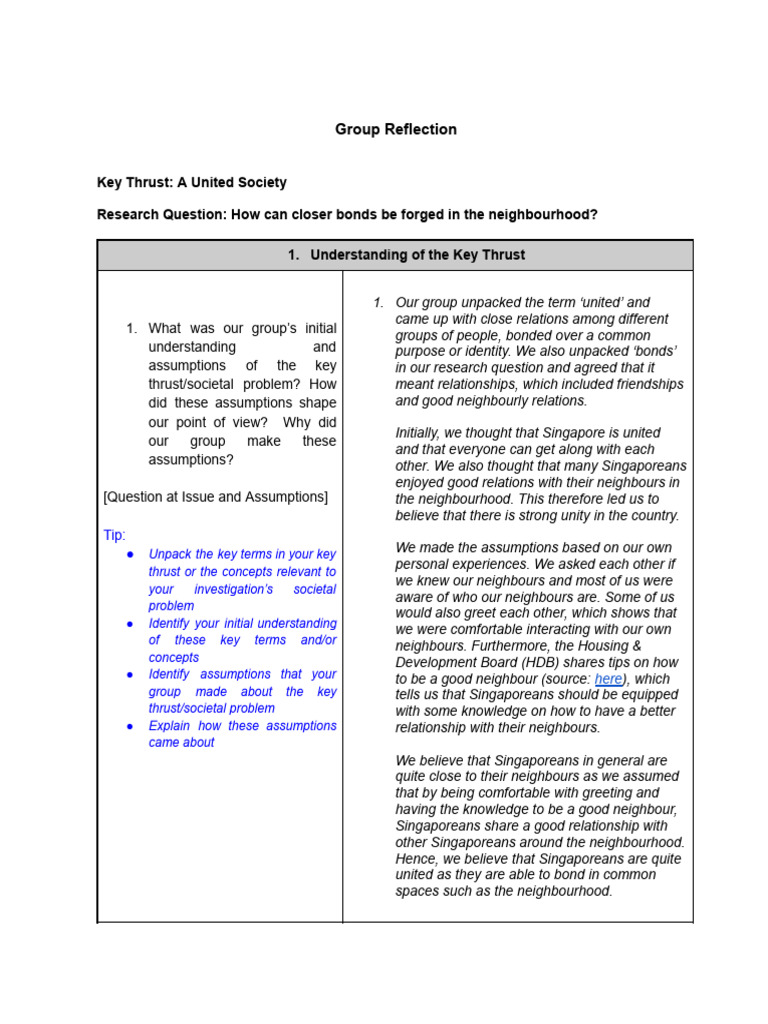 (2025) Sample Group Reflections | PDF | Sampling (Statistics) | Questionnaire