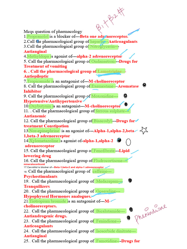 Pharma Mcqs - 231224 - 202031 | PDF | Analgesic | Drugs