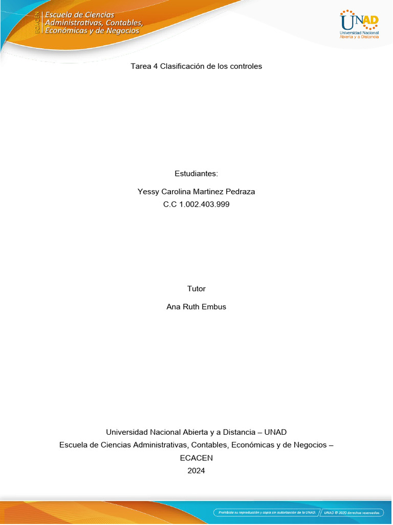 TAREA4_ CAROLINA MARTINEZ_106014_42 | PDF | Contador | Contabilidad