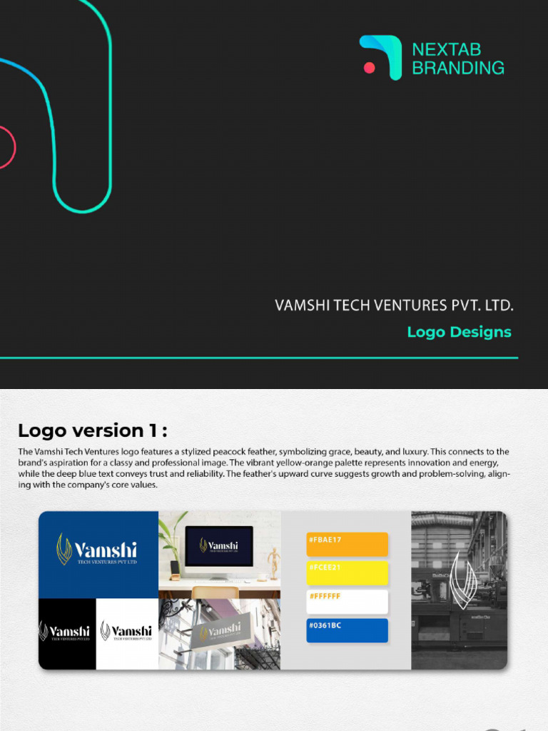 Vamshi Logo versions | PDF
