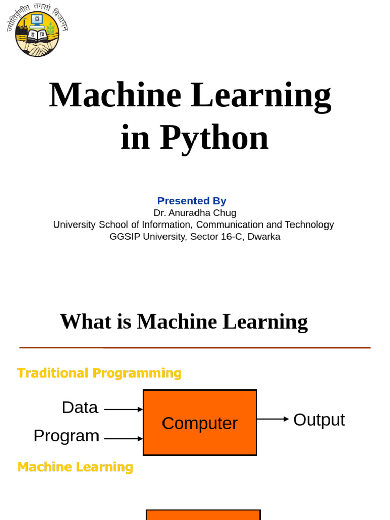 Machine Learning in Python JIMS Rohini Sector 5 PDF | PDF | Machine Learning | Cluster Analysis