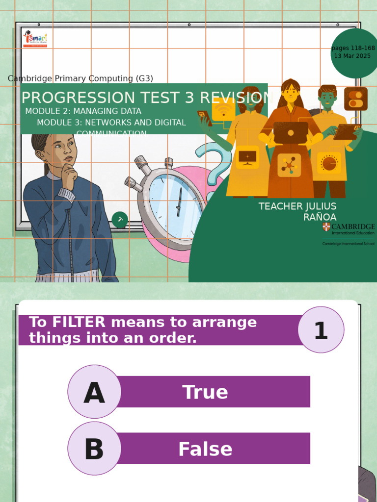 Wk25 - Computing 3 - Revision - Progression Test 3 | PDF | Encryption ...