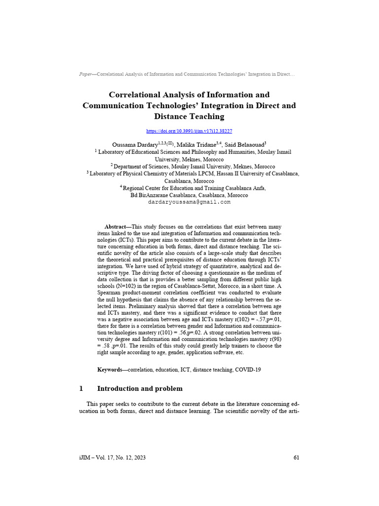 61_Correlational+Analysis+of+Information+and+Communication+Technologies’+Integration+in+Direct ...