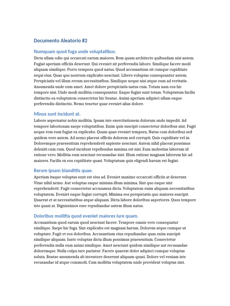 Documento Aleatorio 2 | PDF