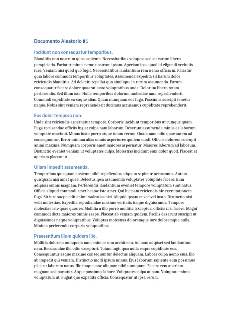 Documento Aleatorio 1 | PDF