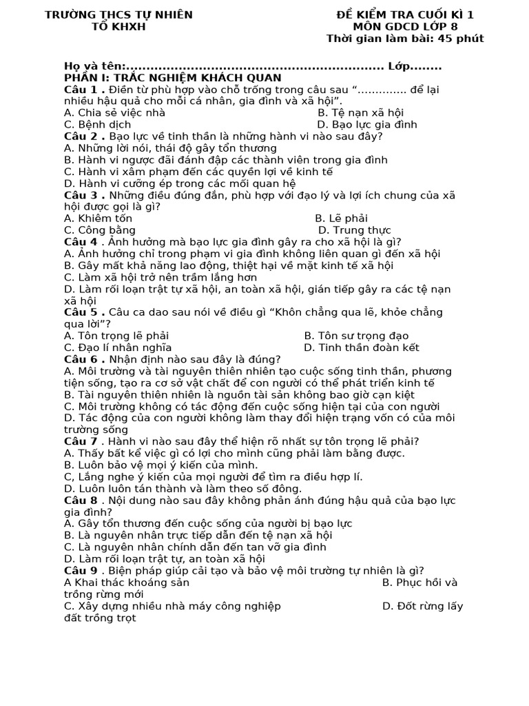 GDCD 8 | PDF