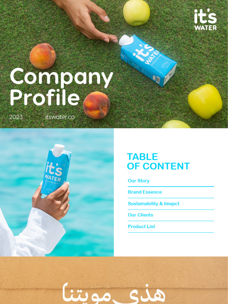 It's Water Profile 2025 2 | PDF | Recycling | Sustainability