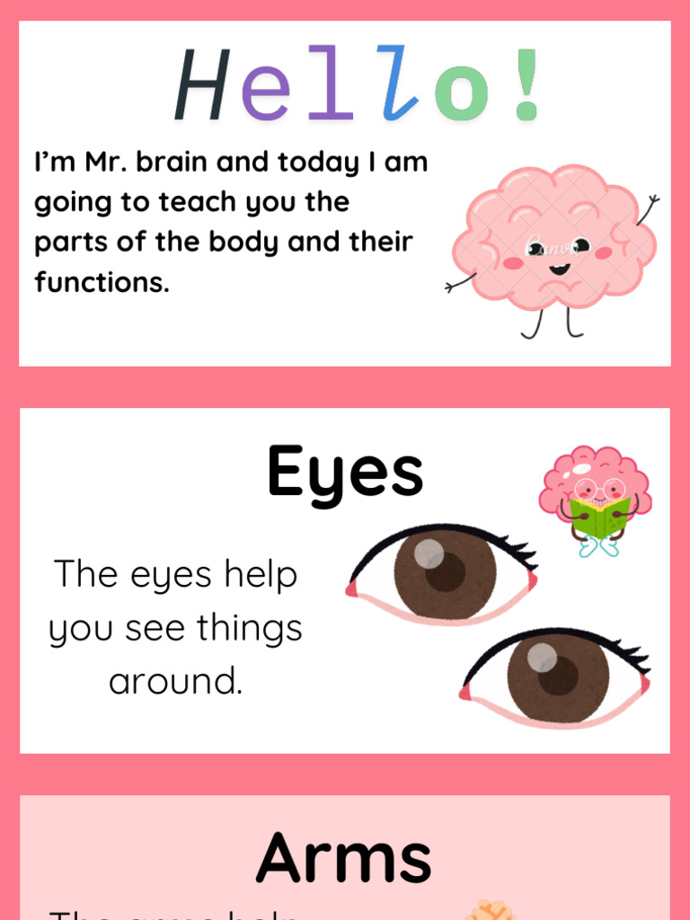 Body+parts+functions | PDF