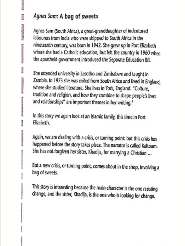 A Bag of Sweets | PDF