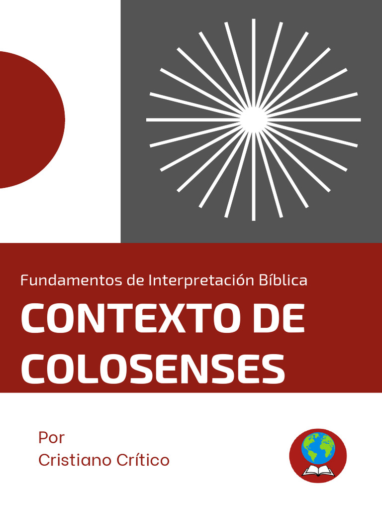 Booklet Colosenses | PDF | Pablo el apóstol | Cristo (título)