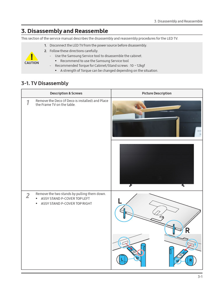 03 Disassembly and Reassemble | PDF | Equipment | Manufactured Goods