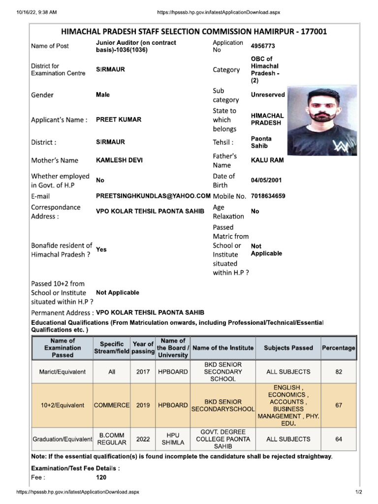 Junior Auditor State Audit Commision | PDF