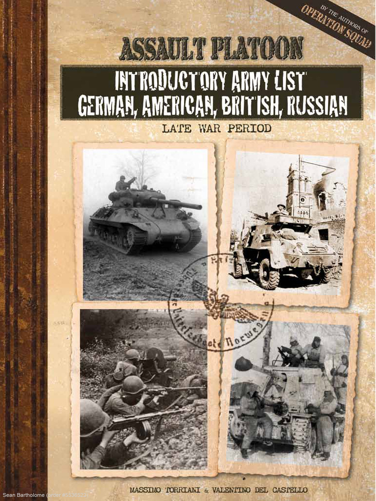 Assault Platoon Army List Late War Period | PDF | Platoon | Semi ...