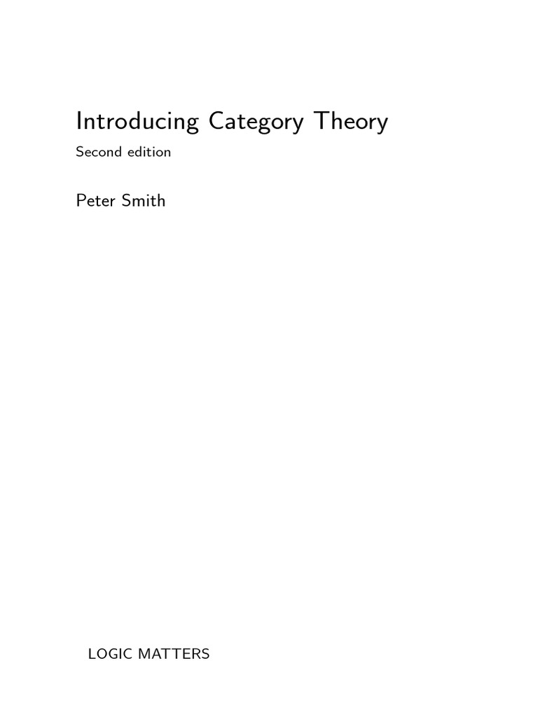 Introducing Category Theory | PDF | Group (Mathematics) | Mathematical Structures