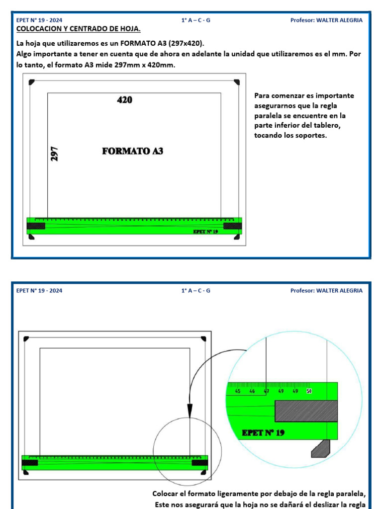 01 - Colocacion y Centrado de Hoja | PDF