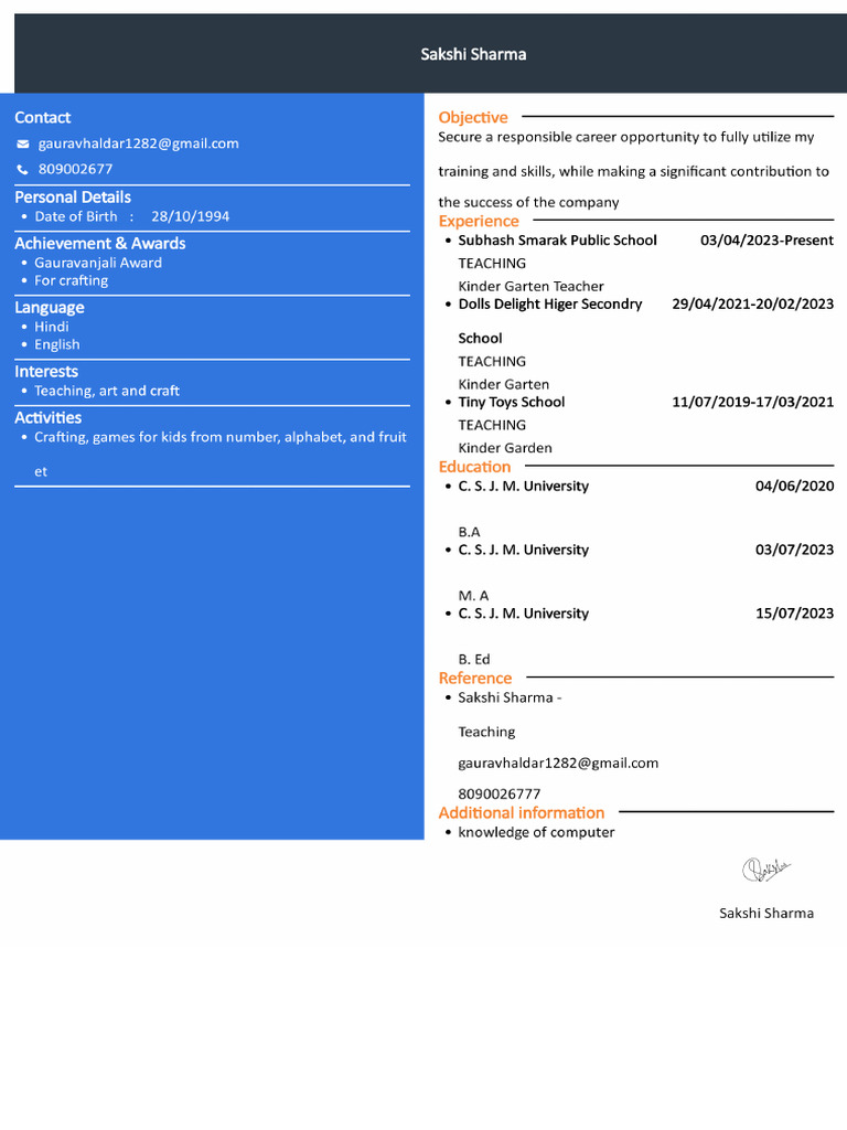 Sakshi Sharma (1) | PDF