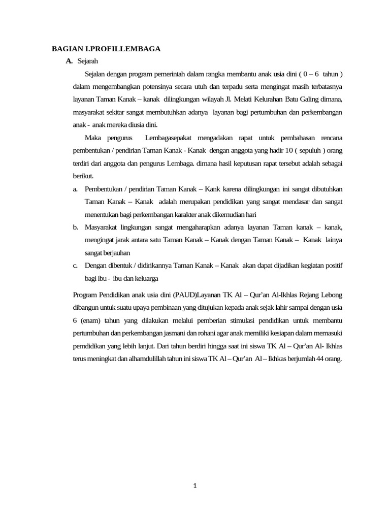 BAGIAN I KTSP Baru Edid | PDF