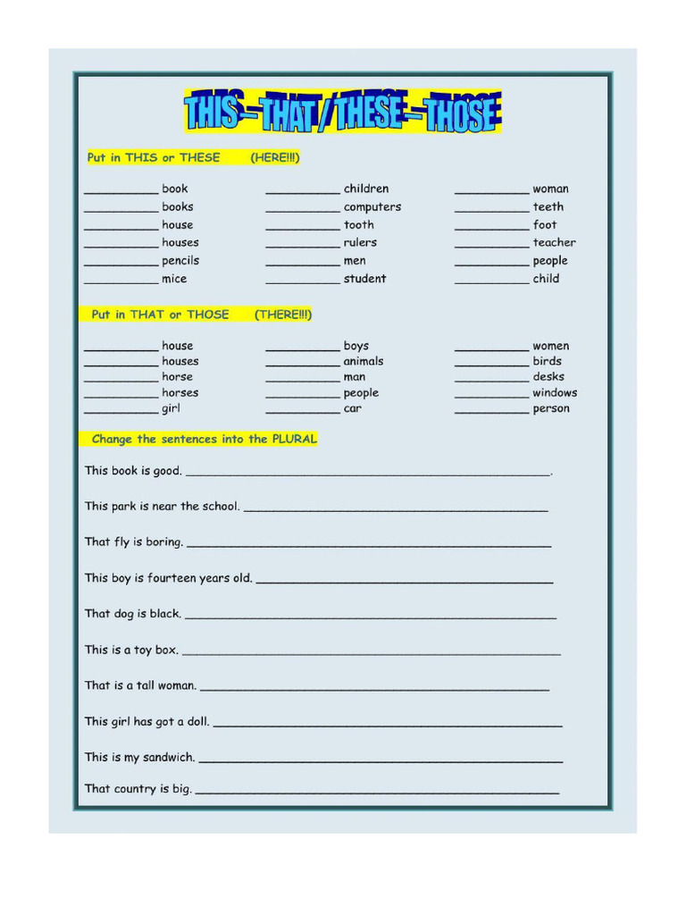 Demonstratives 71 | PDF