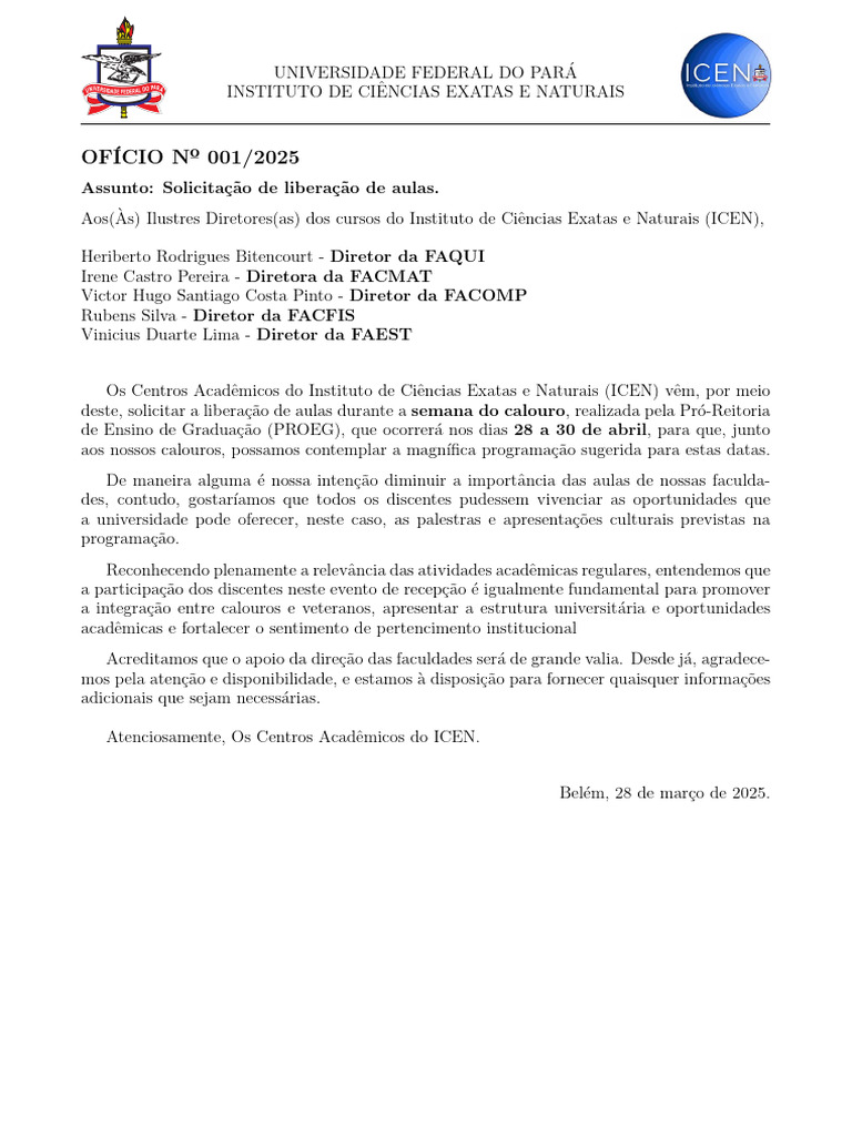 Oficio CA S Assinado Assinado Assinado | PDF