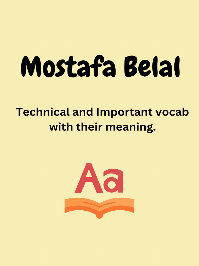 Vocab PDF | PDF