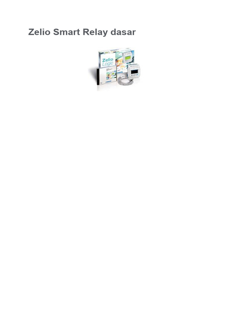 Zelio Smart Relay Dasar | PDF