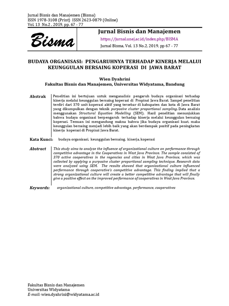 Budaya Organisasi | PDF