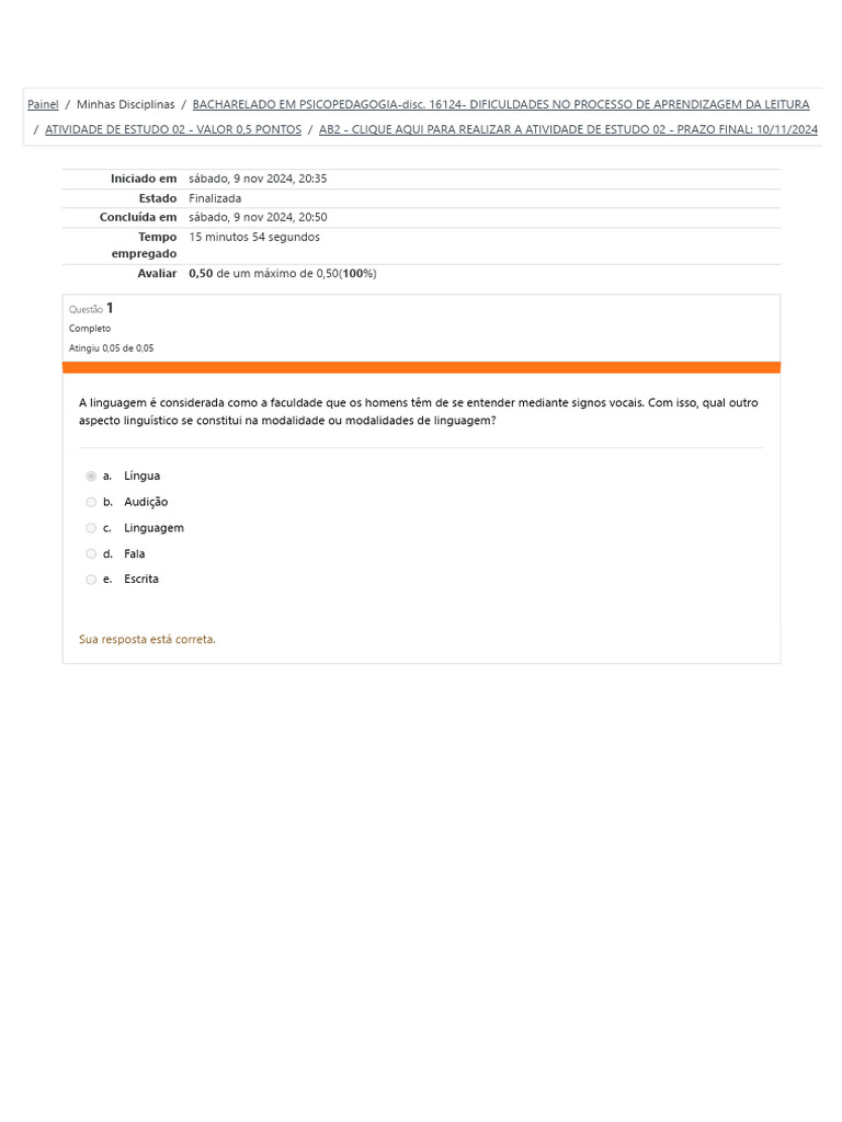 AB2 - CLIQUE AQUI PARA REALIZAR A ATIVIDADE DE ESTUDO 02 - PRAZO FINAL - 10 - 11 - 2024 ...