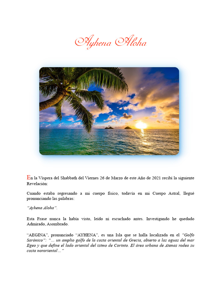 Ayhena Aloha | PDF | Amor