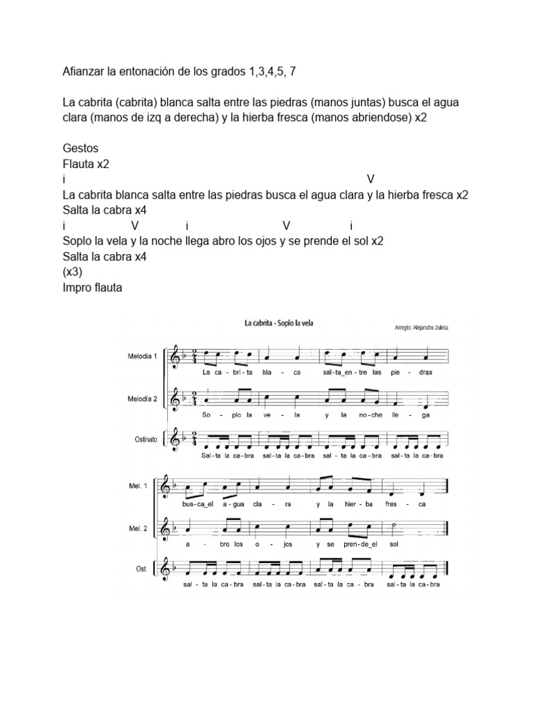 La Cabrita Blanca | PDF