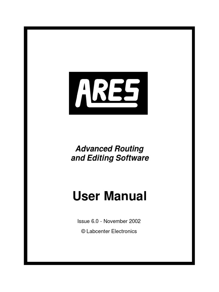 ARES Manual | PDF | Printed Circuit Board | Icon (Computing)