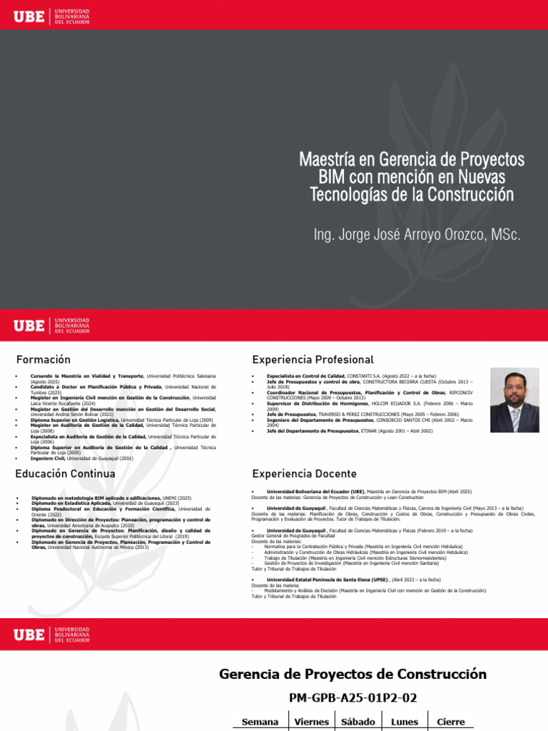 Presentacion Unidad 1 (SEMANA 1) | PDF | Gestión de proyectos ...