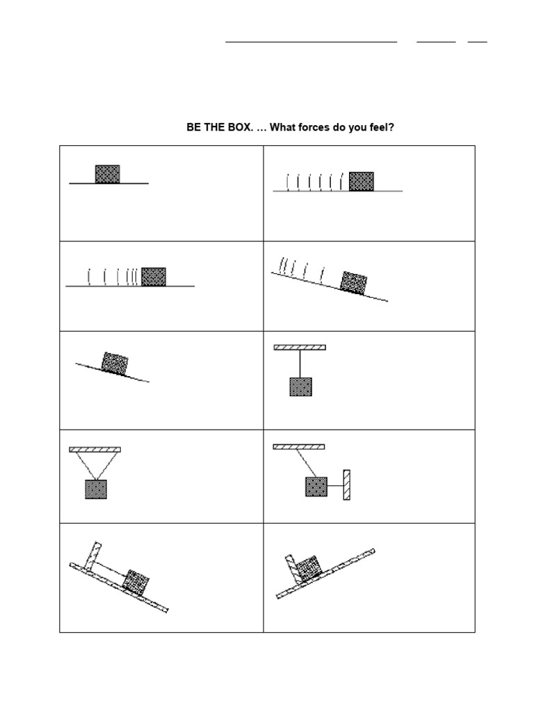 WS1 Force Diagrams | PDF
