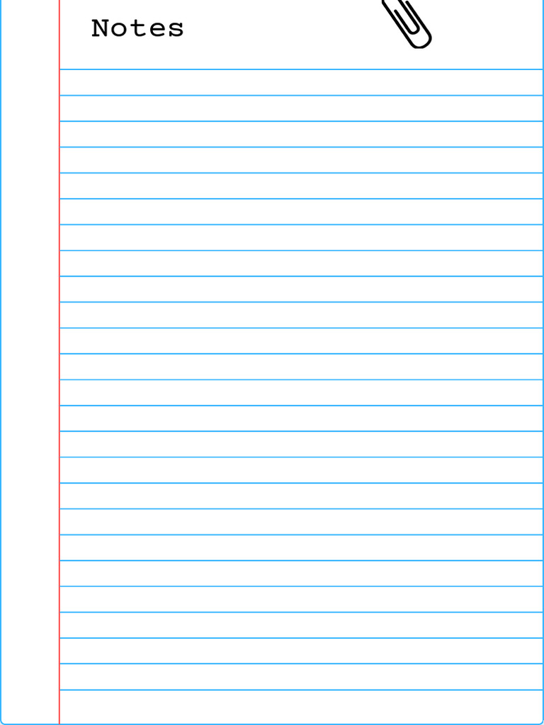 Blue and White Lines Paper Blank Document | PDF