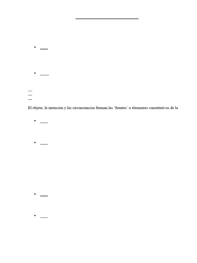 Moralidad de los Actos Humanos - Catecismo de la Iglesia Catolica Nros 1749 - 1756 | PDF ...