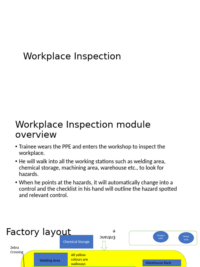 PPE Workplace Inspection Module | PDF | Warehouse | Forklift